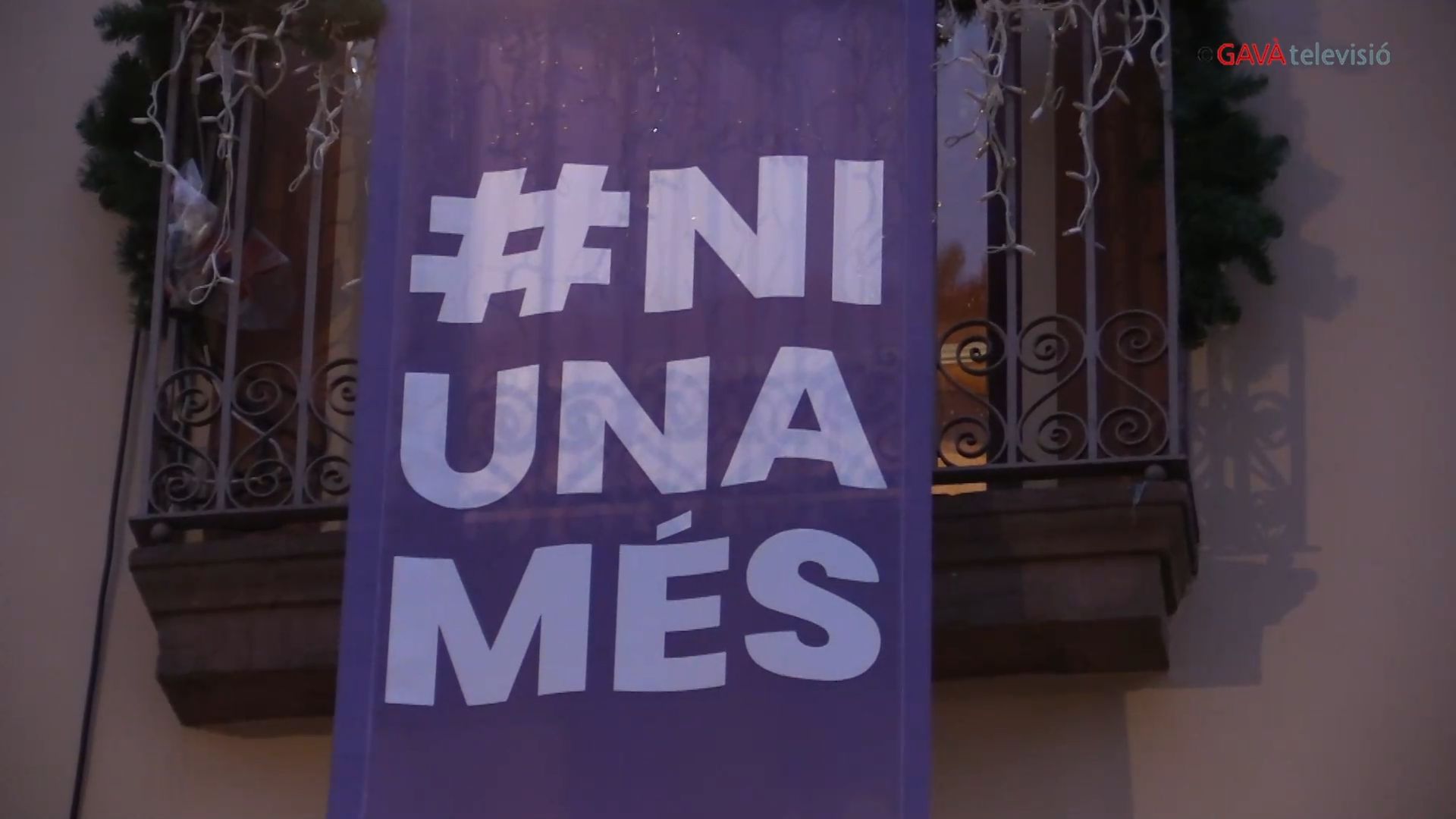 Gavà es concentra contra la violència masclista · Gavà Televisió